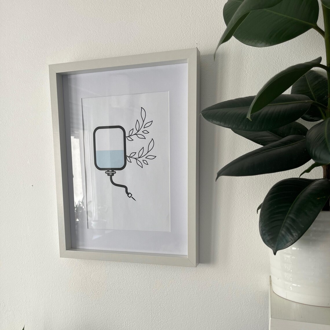 IV Hydration Art, IV Infusion Poster, IV Therapy Poster, Iv Drip Bag ...