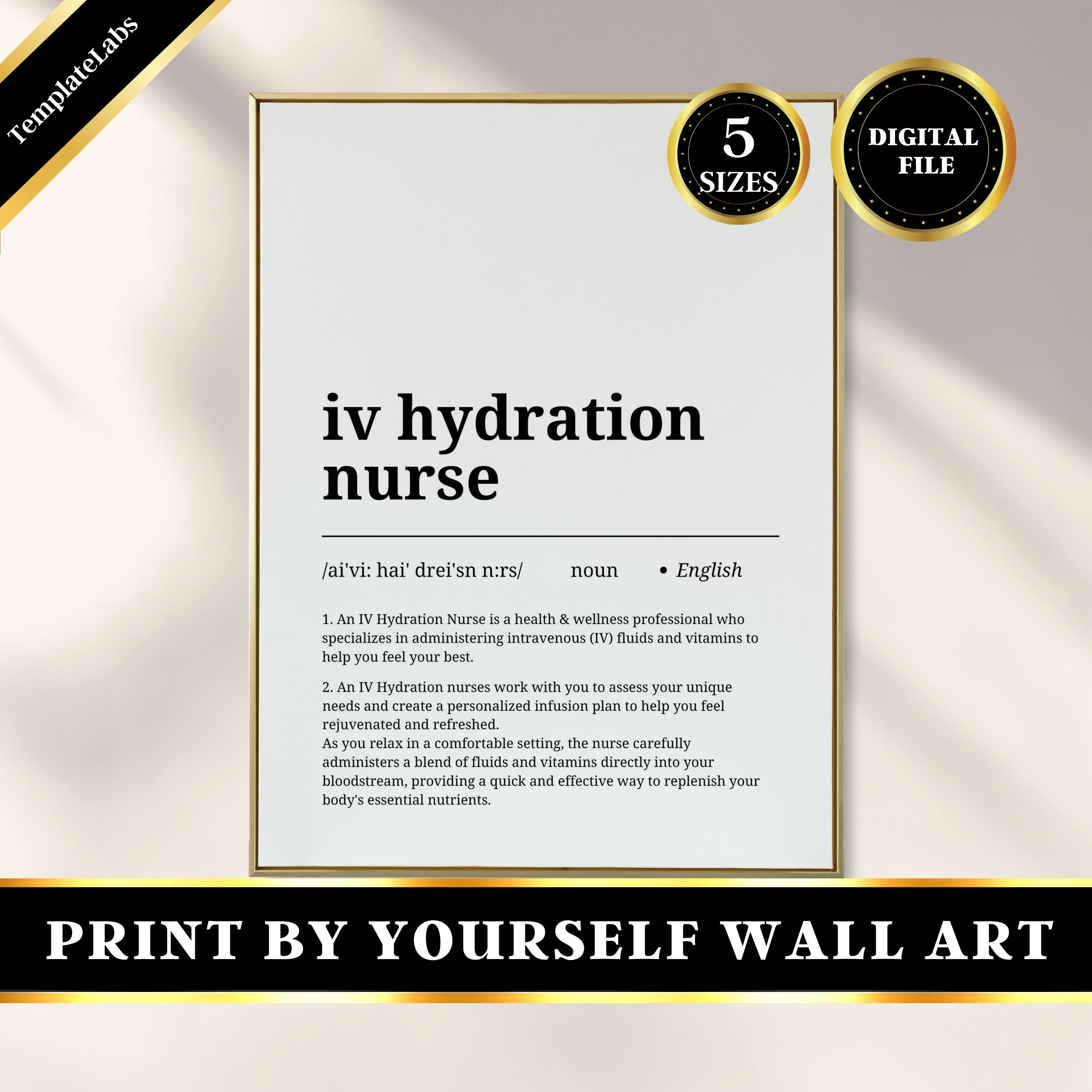 IV Therapy Poster, IV Hydration Poster, IV Infusion, Iv Drip Therapy ...