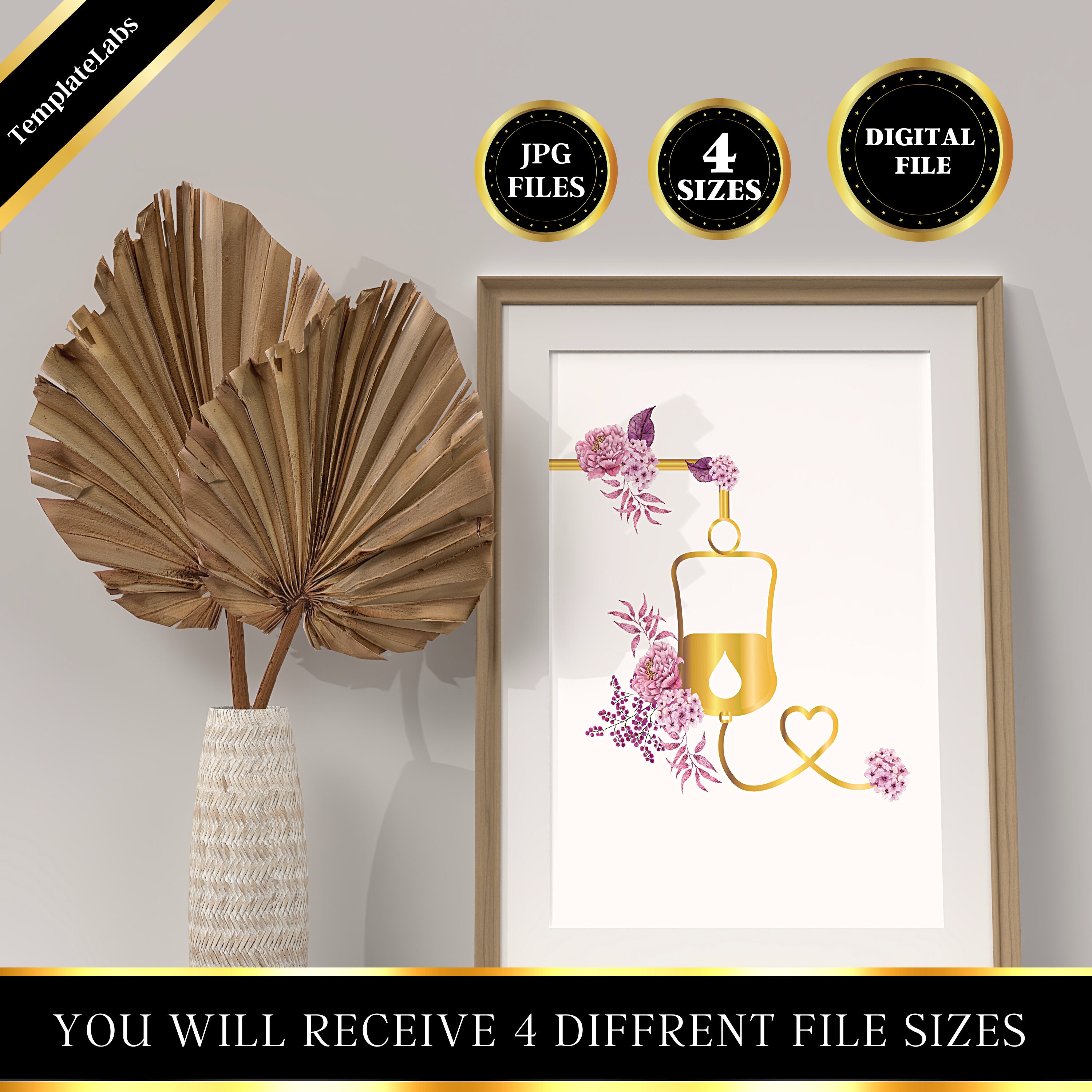 IV Art, IV Hydration Art, Printable Wall Art Medical, IV Therapy Poster ...