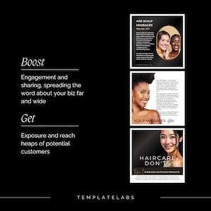 Trichology Templates, Trichology Instagram Posts, Hair Loss Template ...