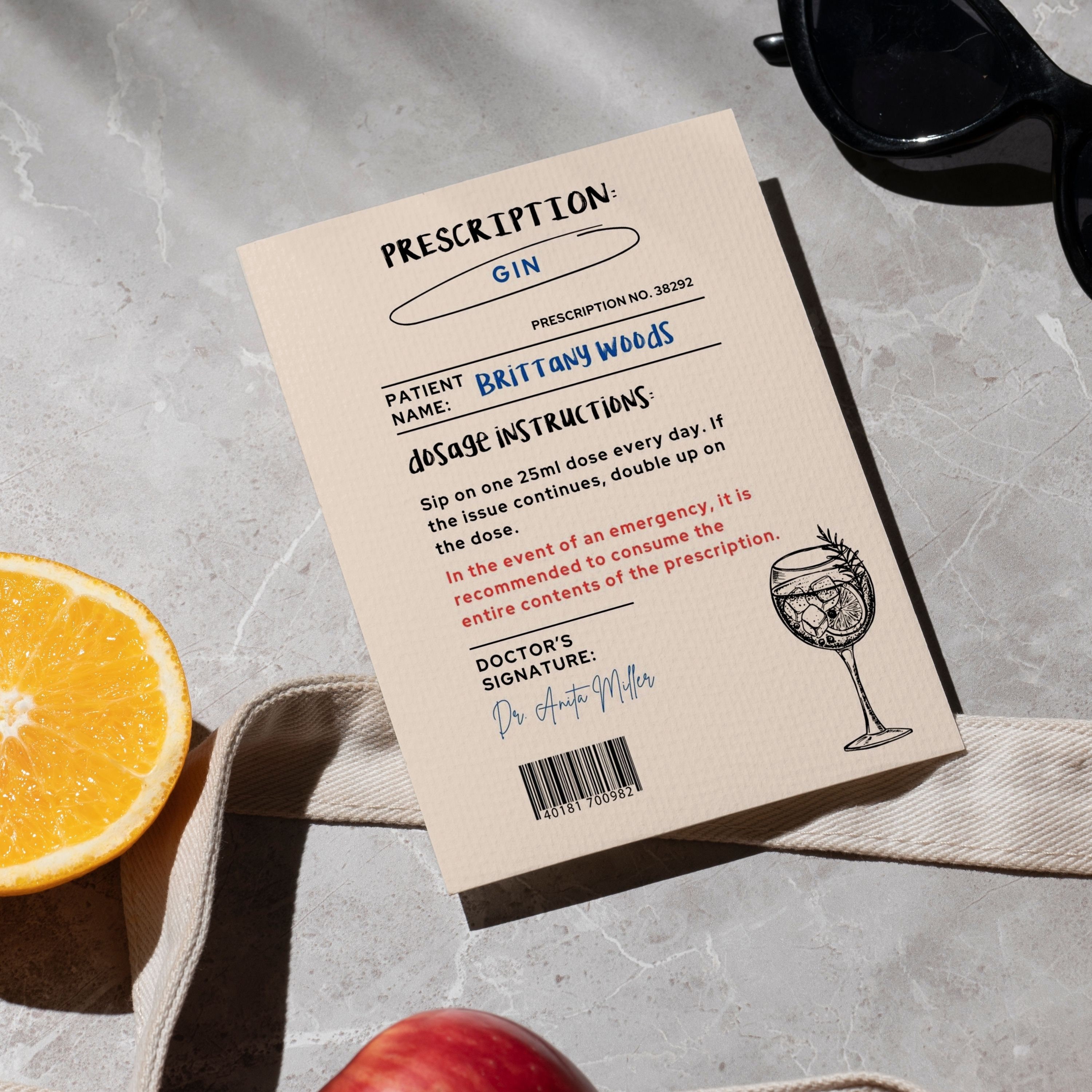 Prescription Label Wine, Prescription Label Template, Funny Christmas ...