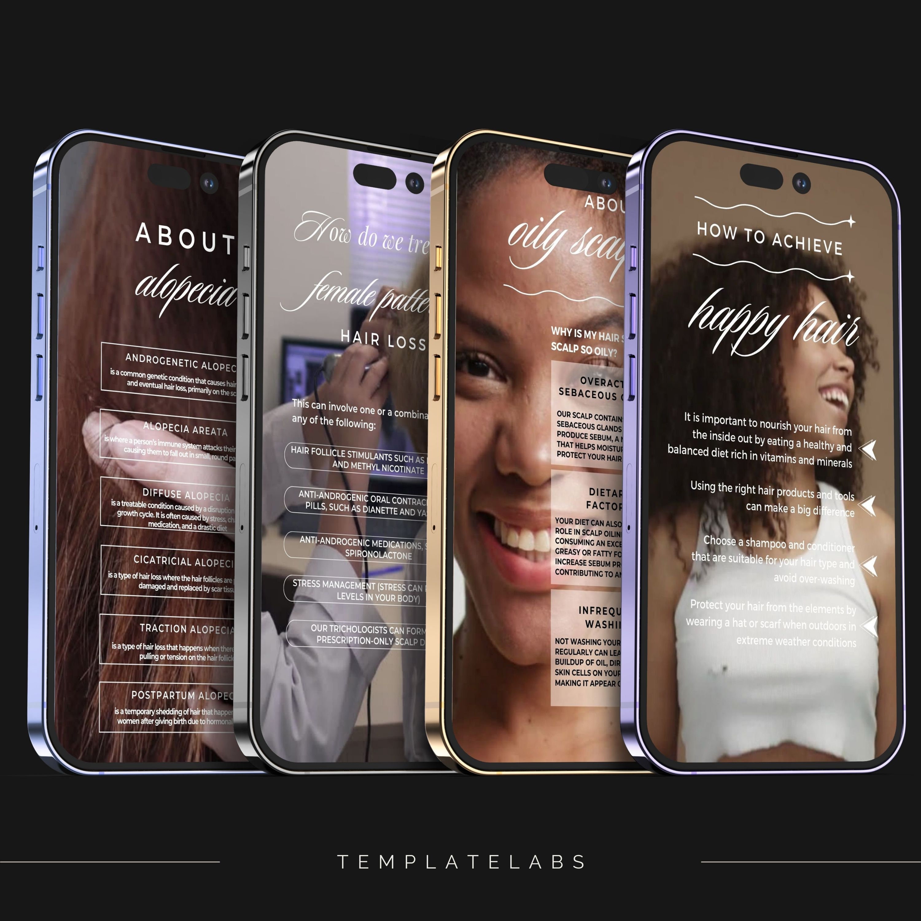 Trichology Templates, Trichology Flyers, Hair Loss Template ...