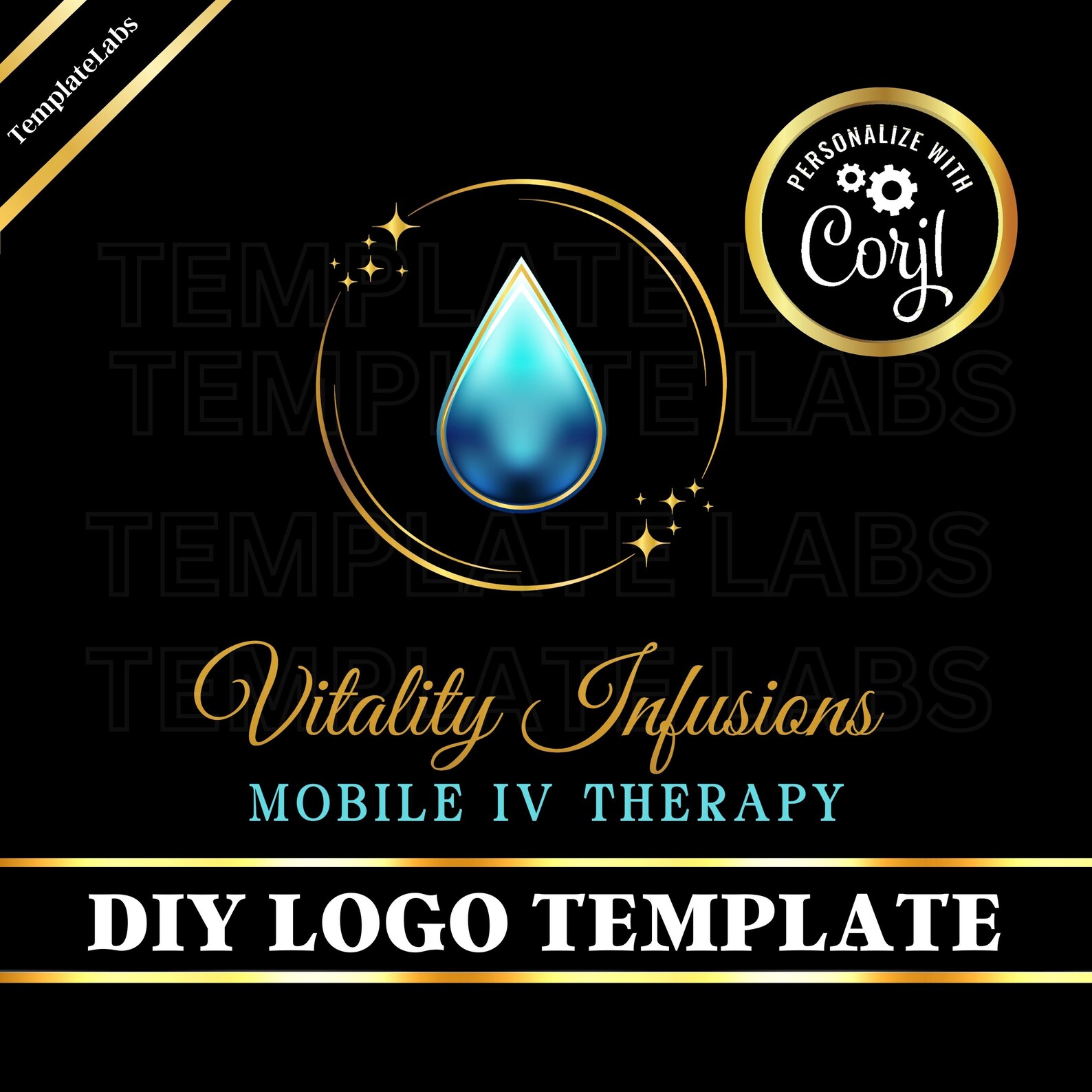 IV Hydration Logo, IV Therapy Logo, Iv Drip Business, Iv Infusion ...