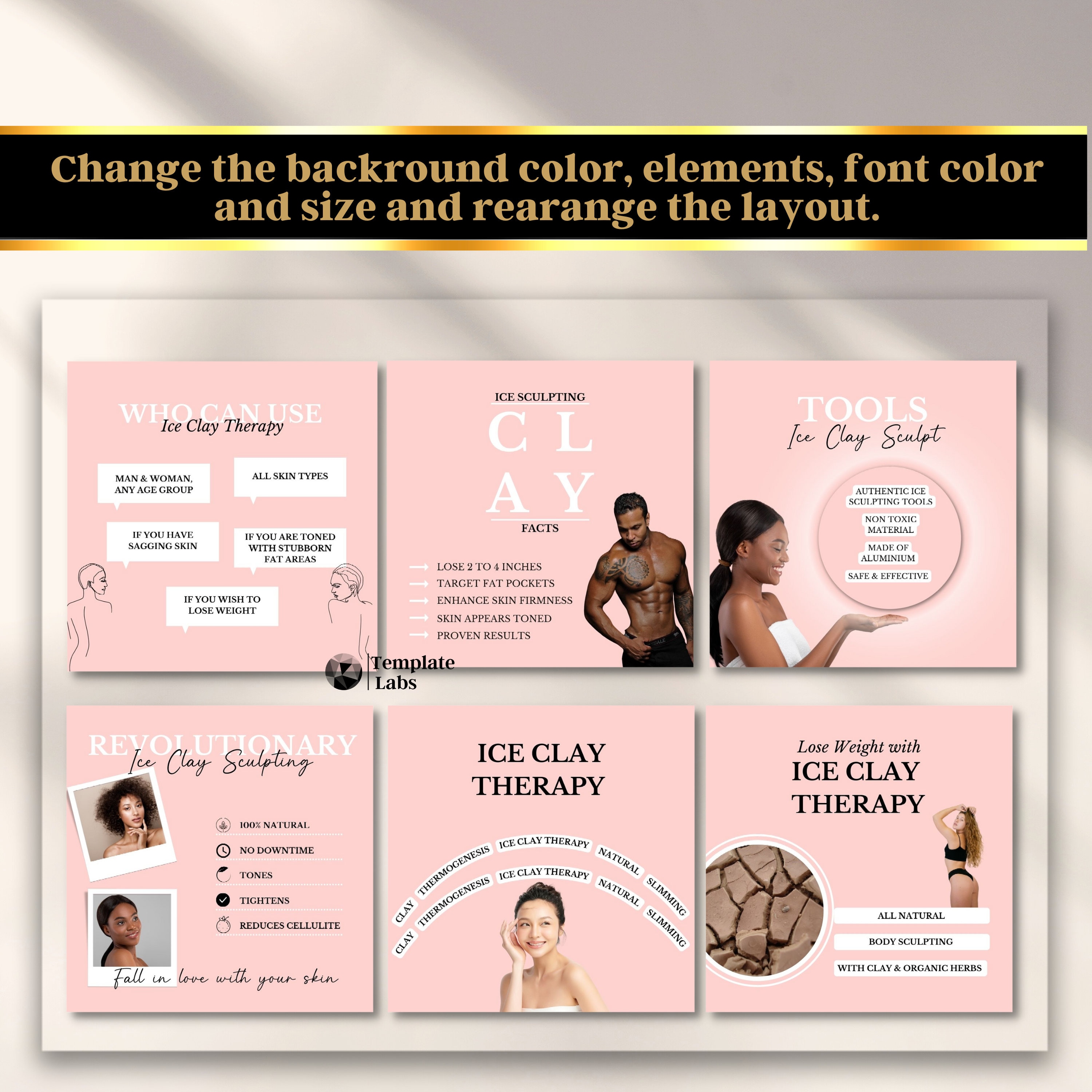 Ice Clay Body Sculpting Body Sculpting Clay Instagram Post - Etsy