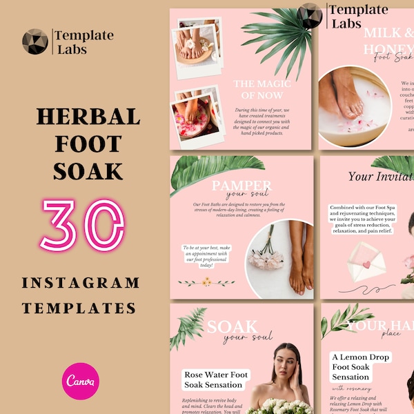 Detox Canva Template - Etsy