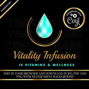 IV Hydration Logo, IV Therapy Logo, Iv Drip Business, Iv Infusion ...