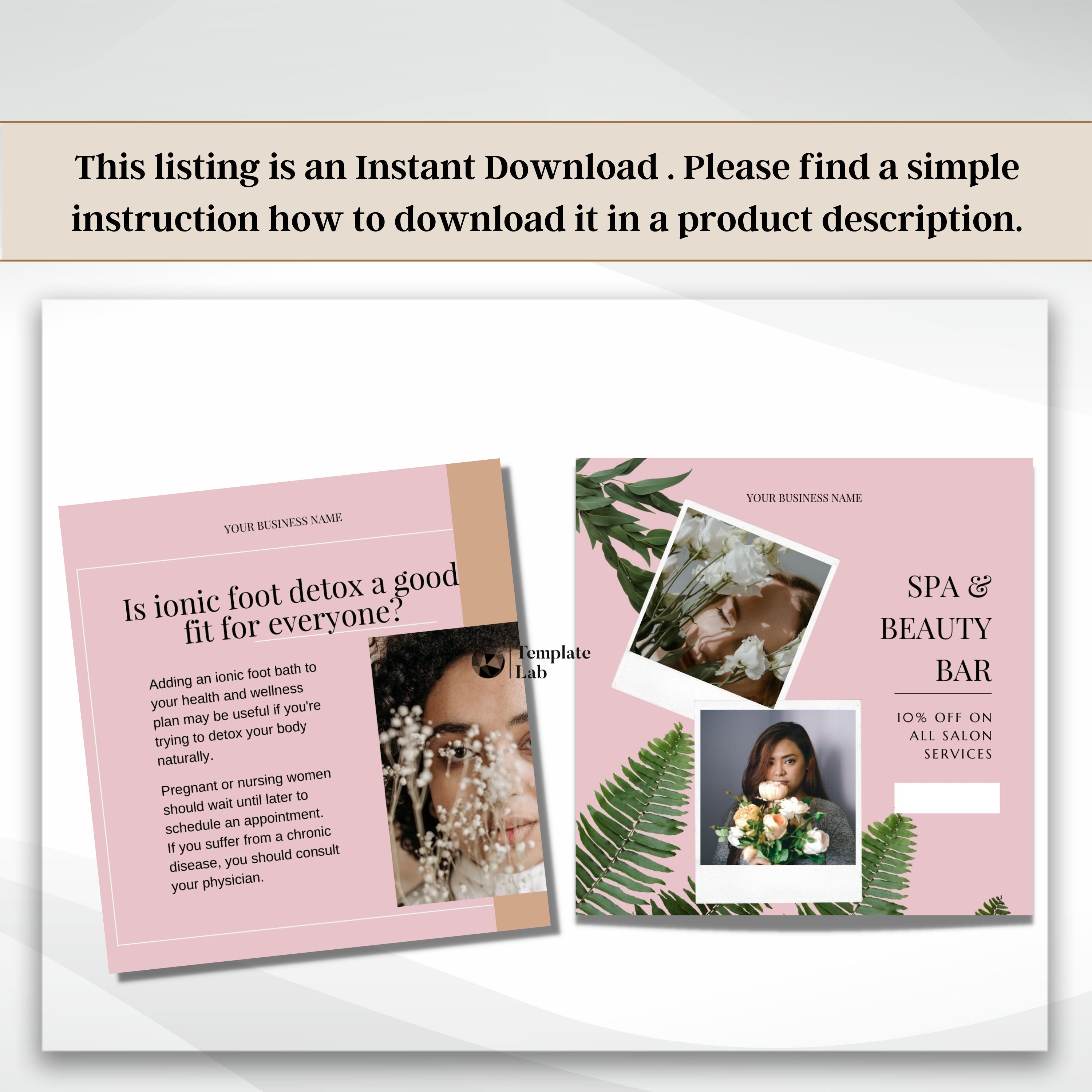 Foot Detox Flyer Ionic Foot Detox Feet Detox Flyer Foot - Etsy