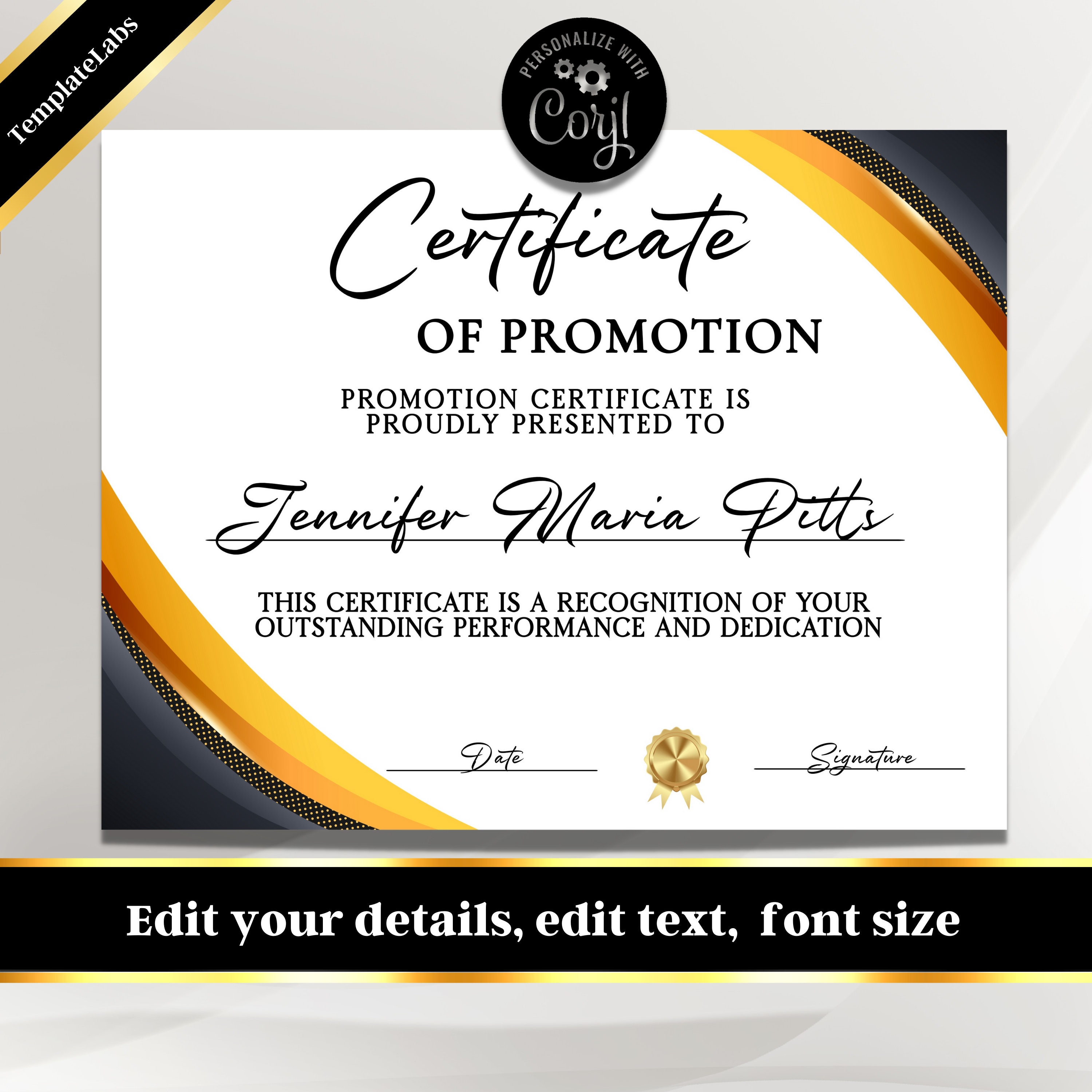 Modern Elegant Certificate Of Promotion Template 1195 - vrogue.co Modern Elegant Certificate Of Promotion Template 1195 - vrogue.co