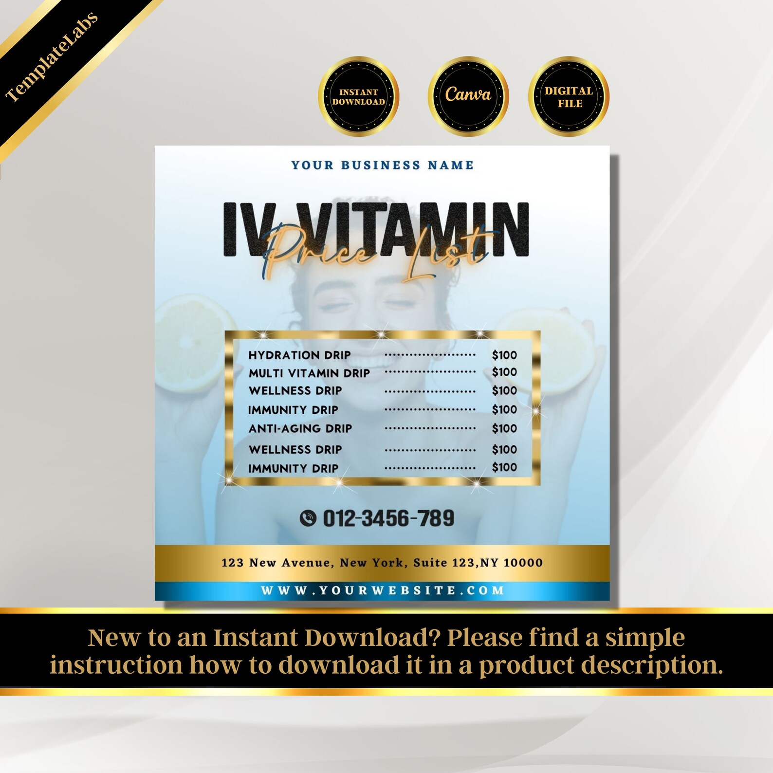 IV Hydration Social Media IV Vitamin Therapy Marketing IV - Etsy