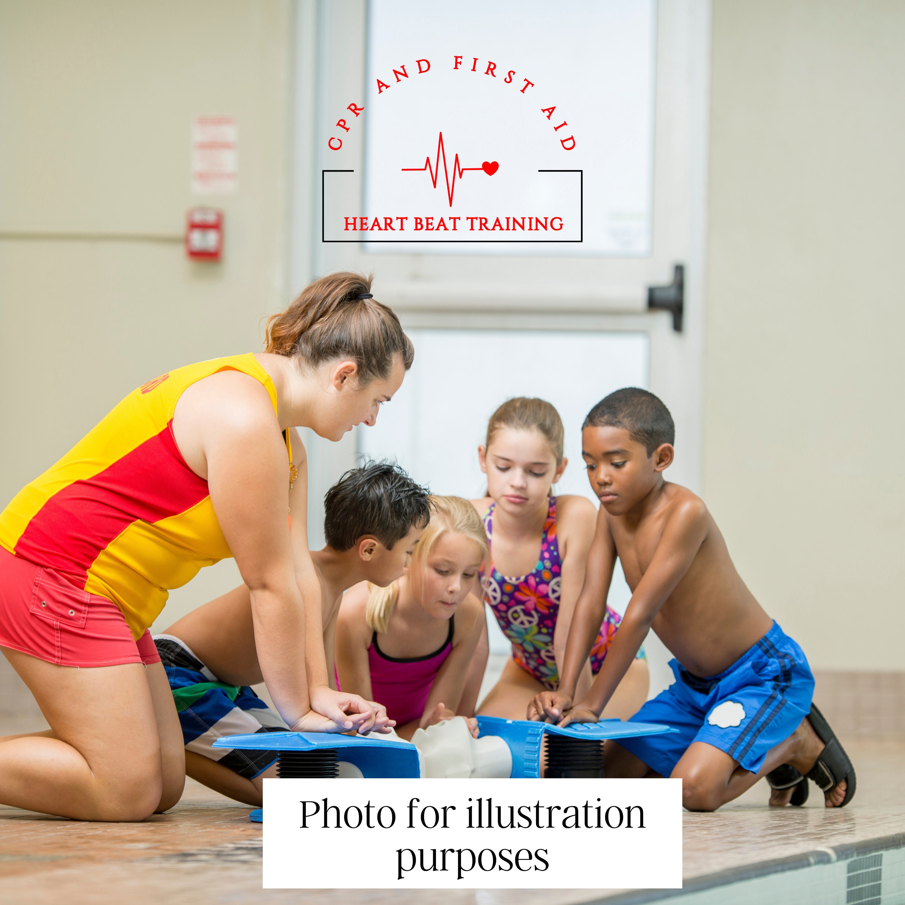 CPR Logo First Aid Logo CPR Instructor Logo Heart Logo - Etsy