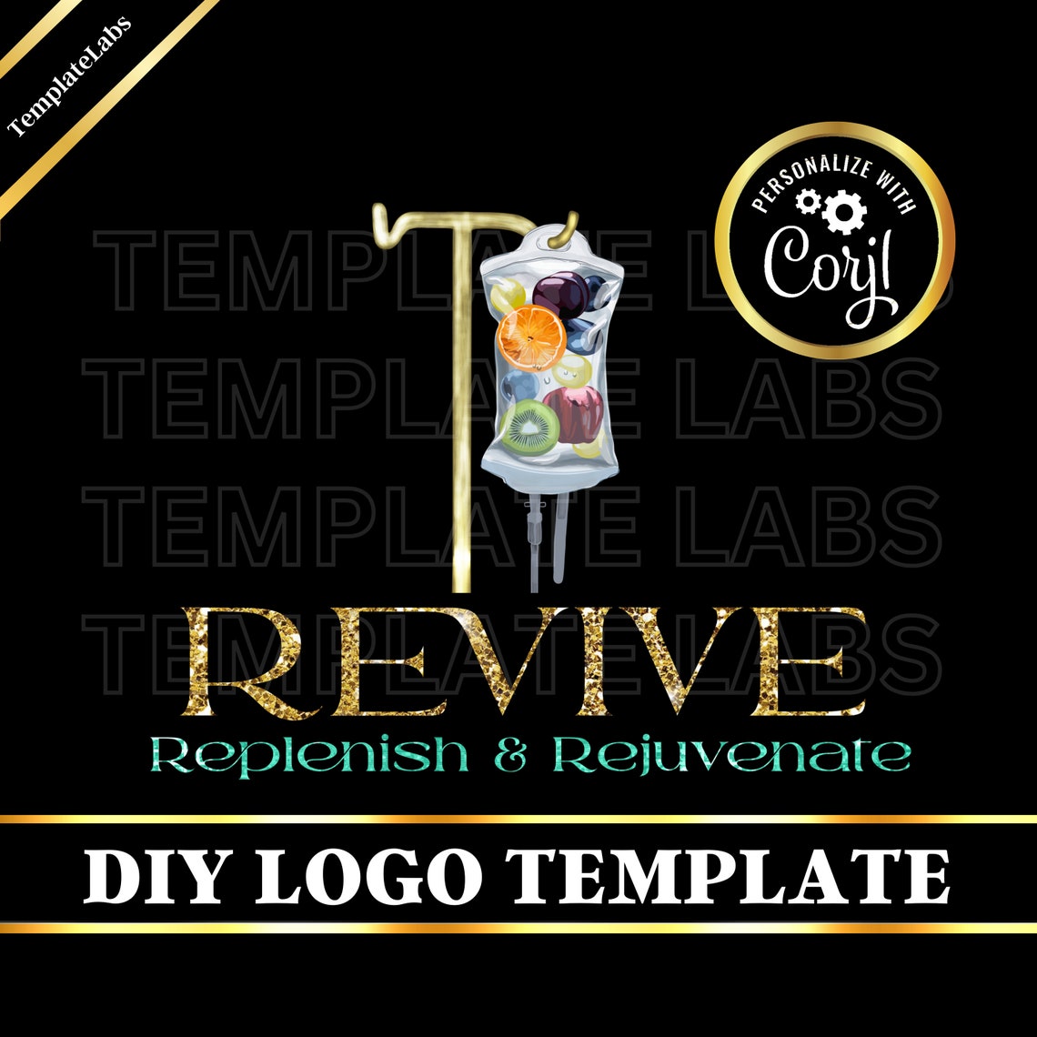 IV Hydration Logo DIY Logo Design IV Drip Logo Iv Therapy - Etsy