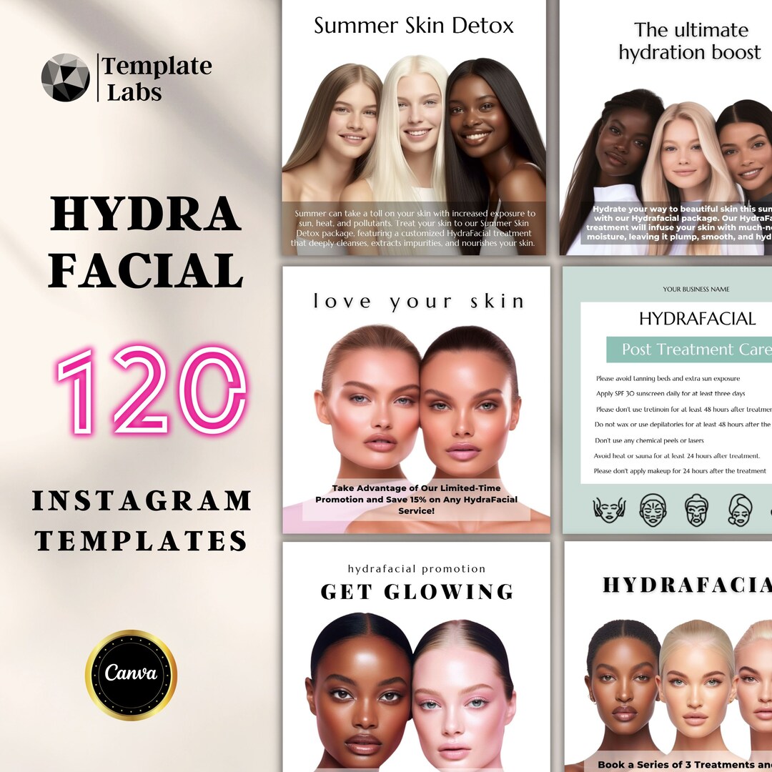 Hydrafacial Posts, Hydrafacial Marketing, Hydrafacial Flyer, Instagram ...