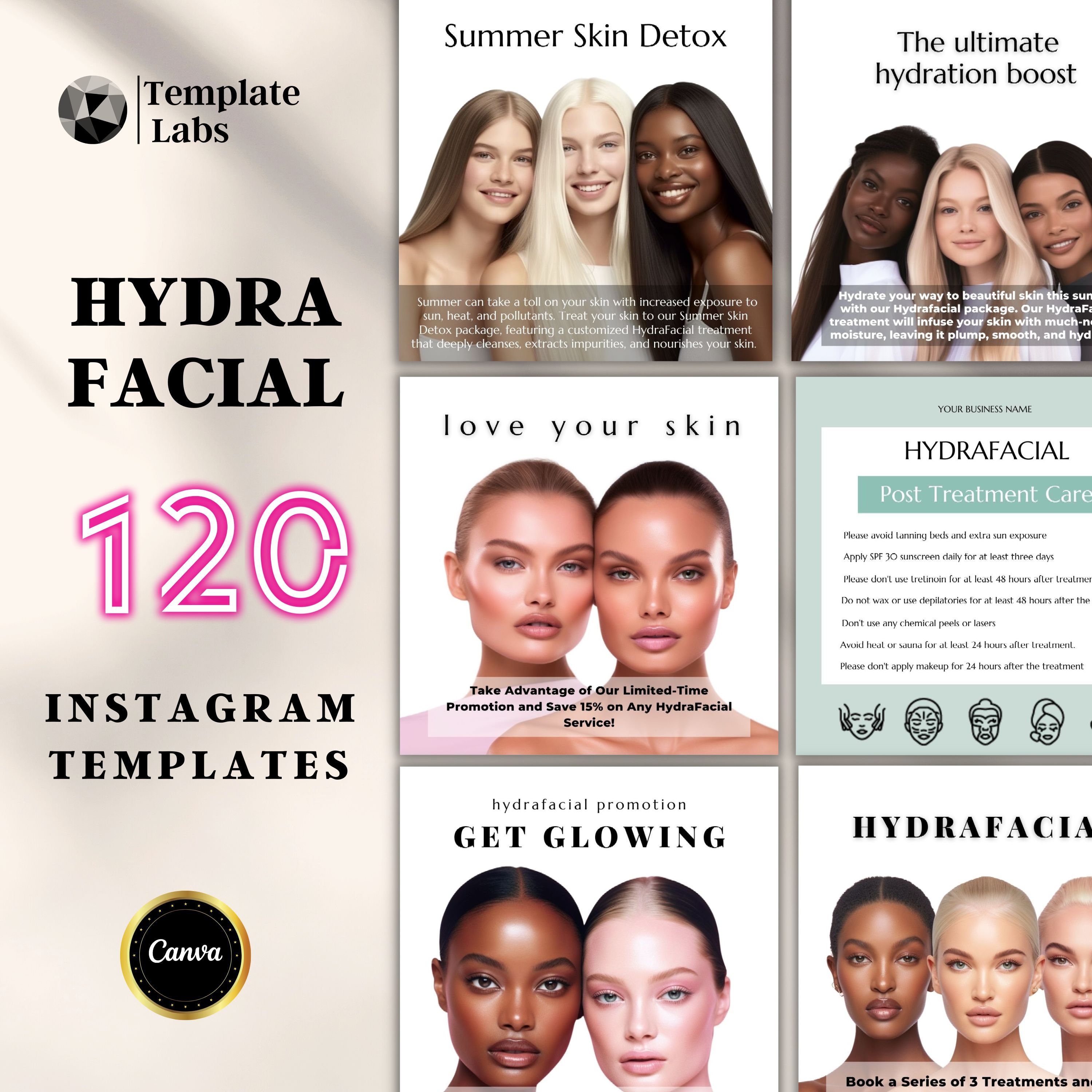 Hydrafacial Posts, Hydrafacial Marketing, Hydrafacial Flyer, Instagram ...