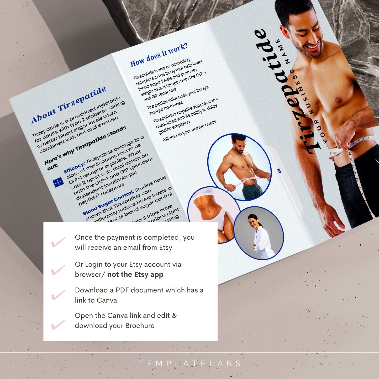 Weight Loss Brochure, Weight Loss Clinic Flyer, Trifold Brochure ...