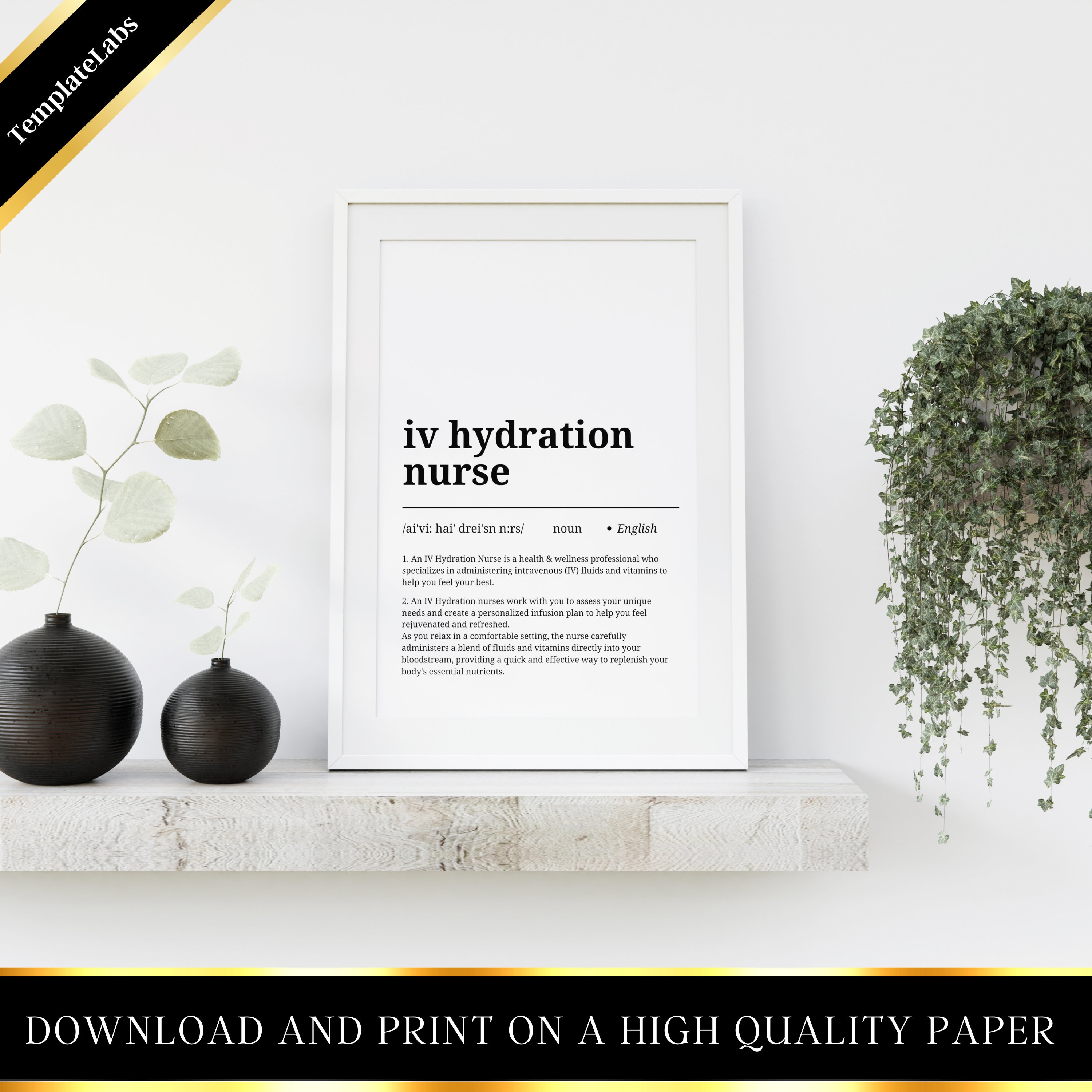 IV Therapy Poster, IV Hydration Poster, IV Infusion, Iv Drip Therapy ...