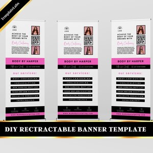 Retractable Banner Body Contouring, Body Contouring Banner, Roll up ...
