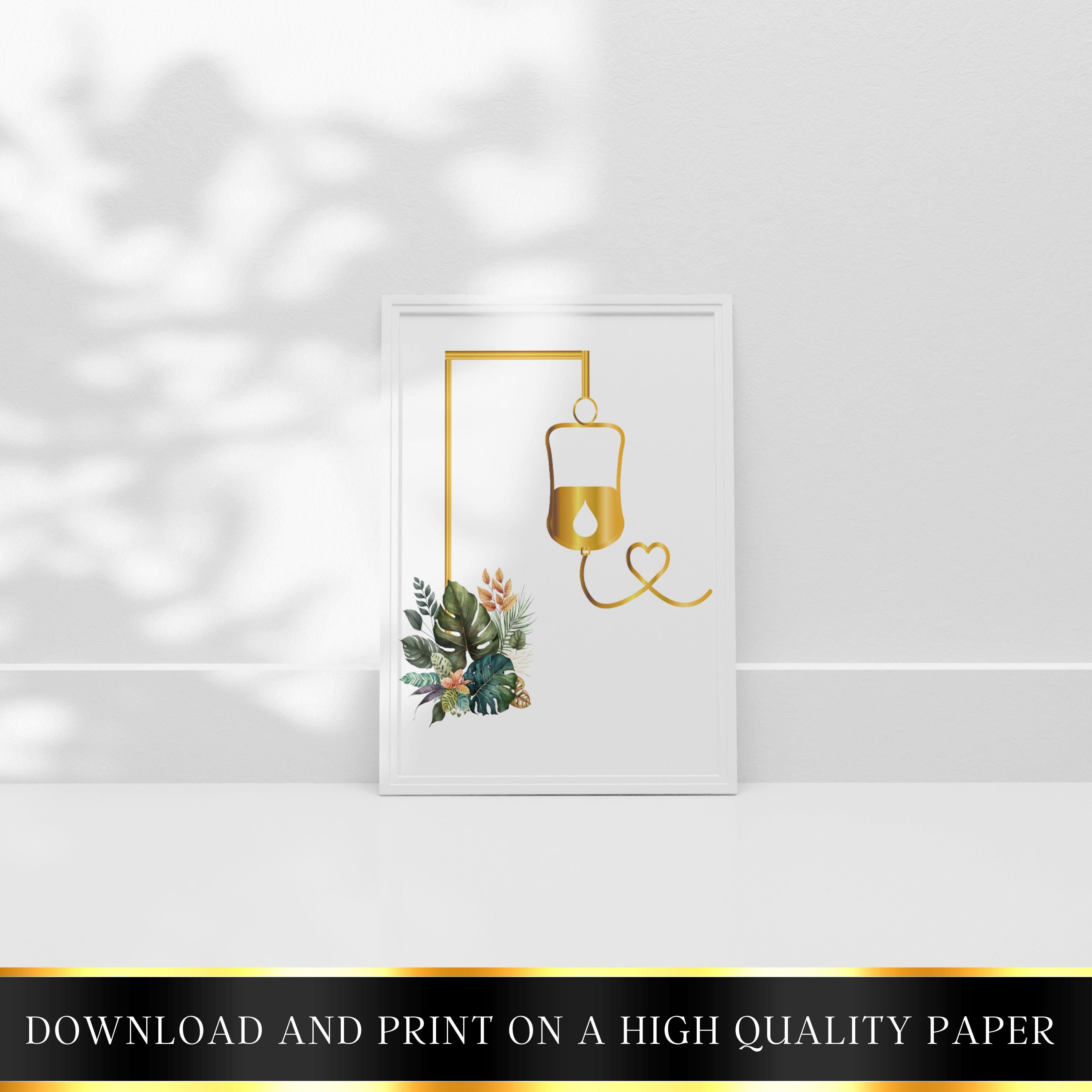 IV Hydration Art IV Infusion Poster IV Therapy Poster Iv - Etsy