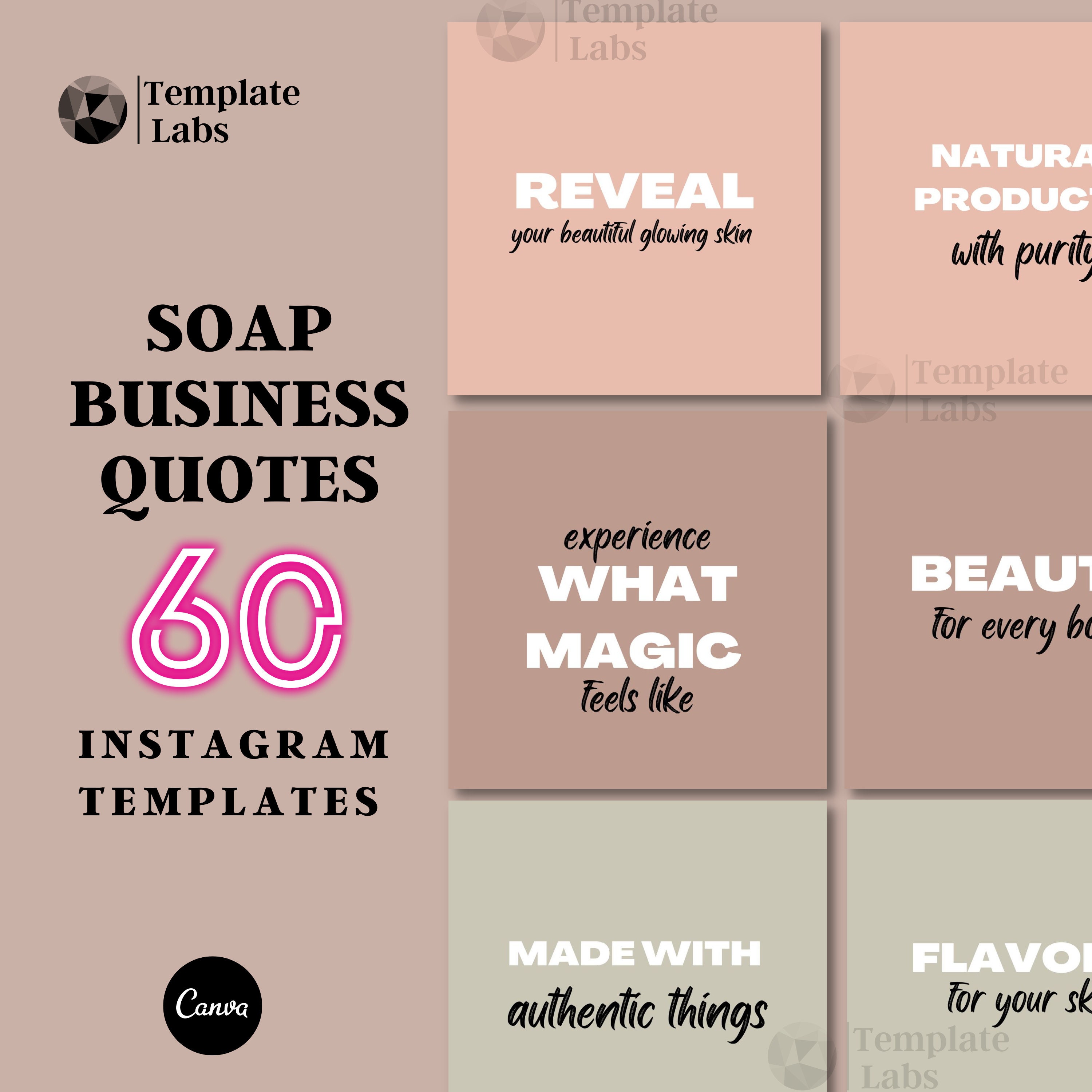 Soap Quotes, Soap Flyer, Soap Business Bundle, Soap Templates ...