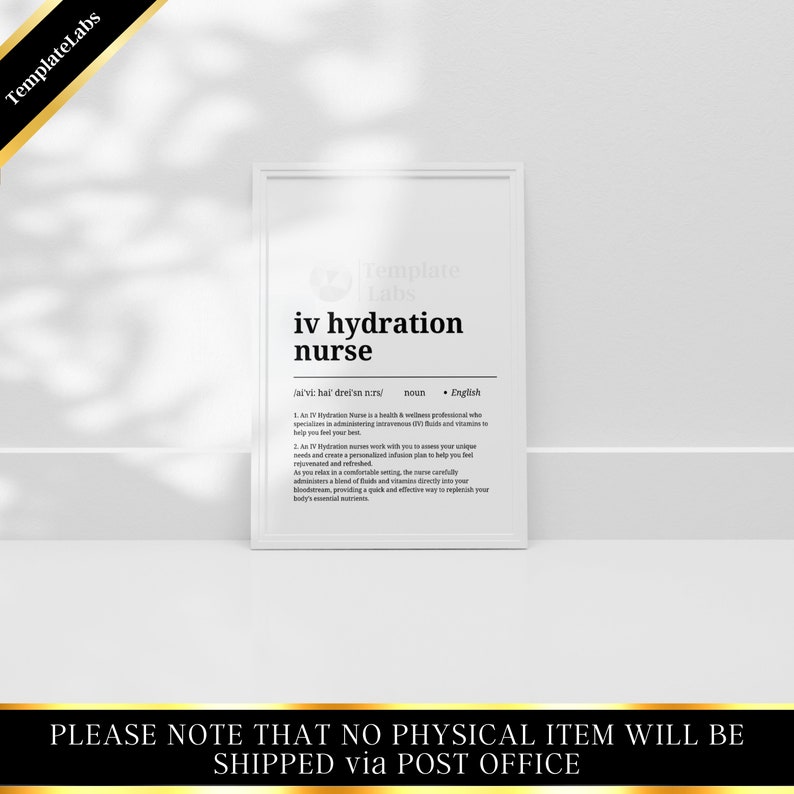 IV Therapy Poster, IV Hydration Poster, IV Infusion, Iv Drip Therapy ...