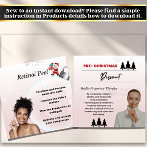 Medspa Christmas, Botox Christmas, Christmas Instagram Template, Body ...