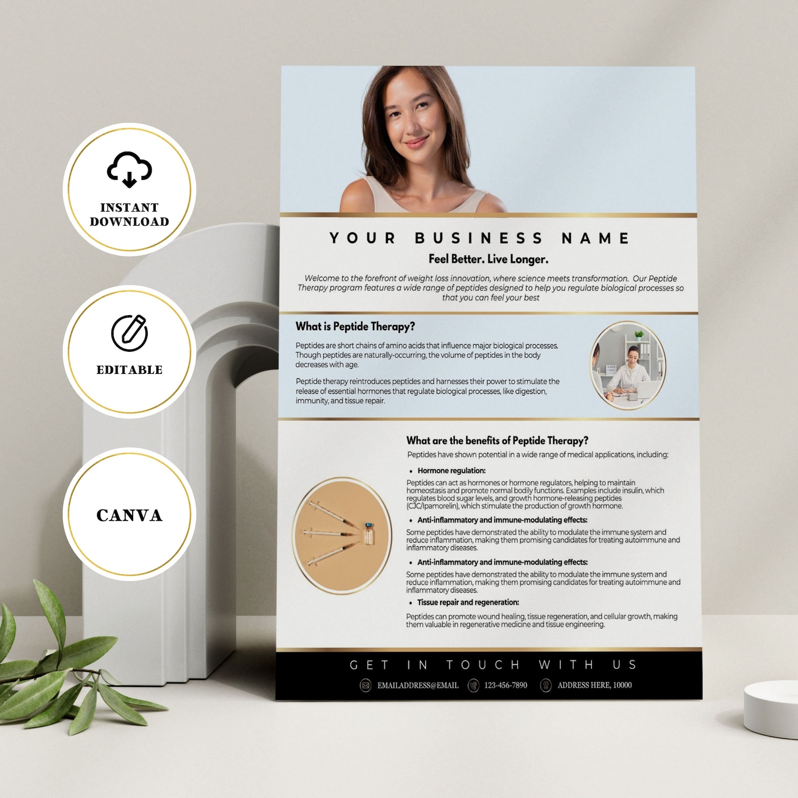 Pep Therapy Printable Flyer, Pep Benefit Flyer, P. Therapy Template ...
