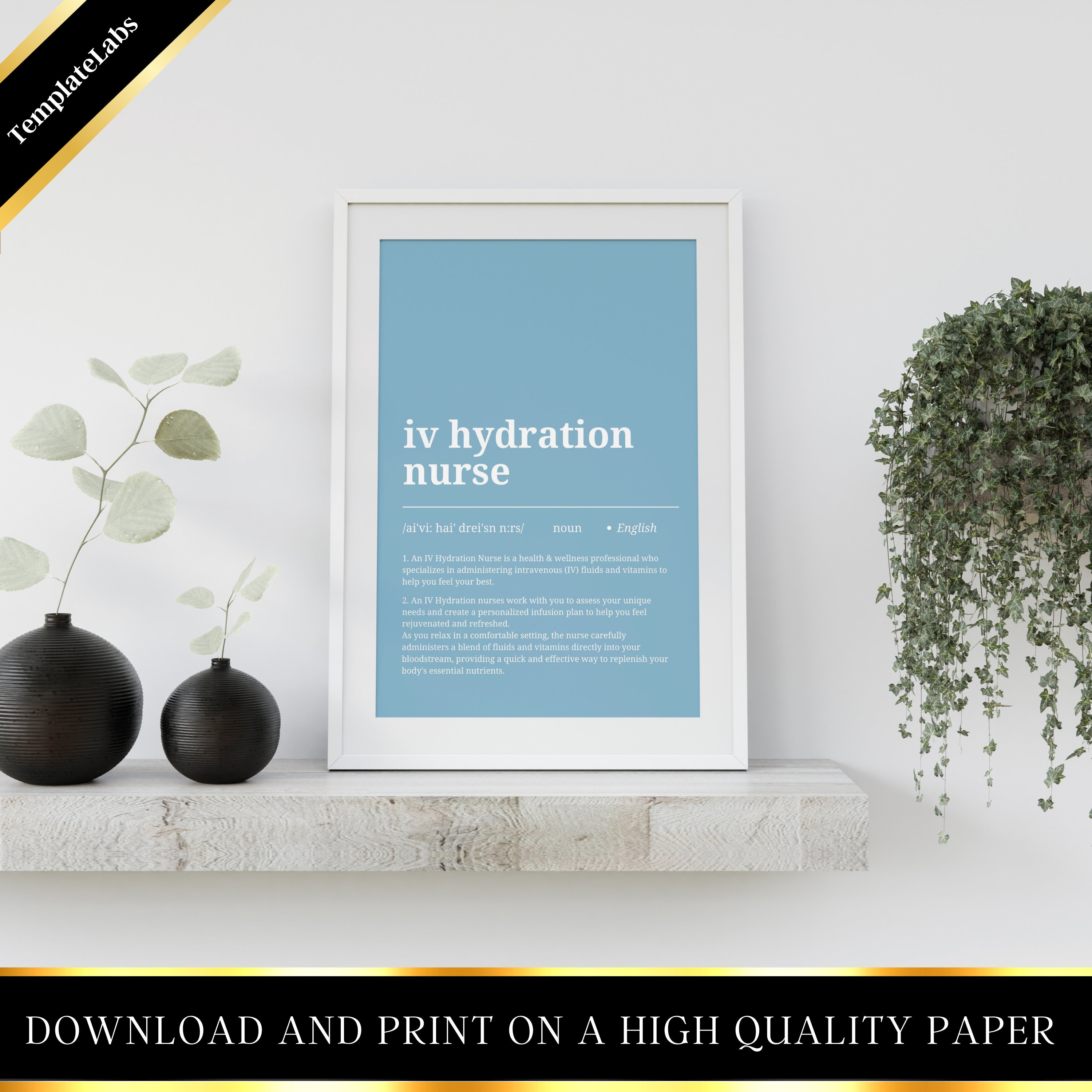 IV Therapy Poster, IV Hydration Poster, IV Infusion, Iv Drip Therapy ...