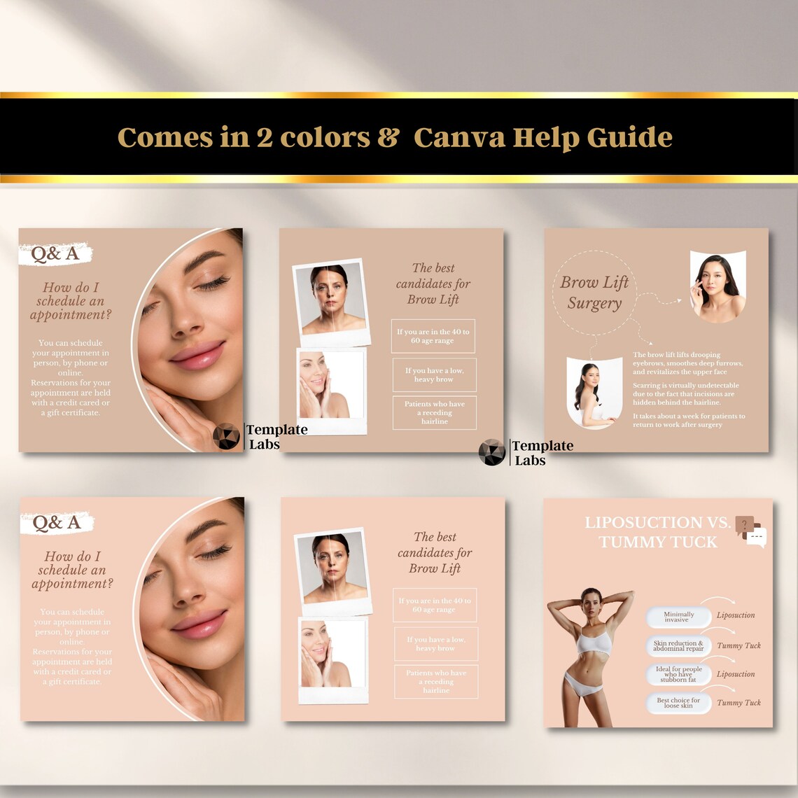 Plastic Surgery Flyer Medspa Canva Template Medspa - Etsy