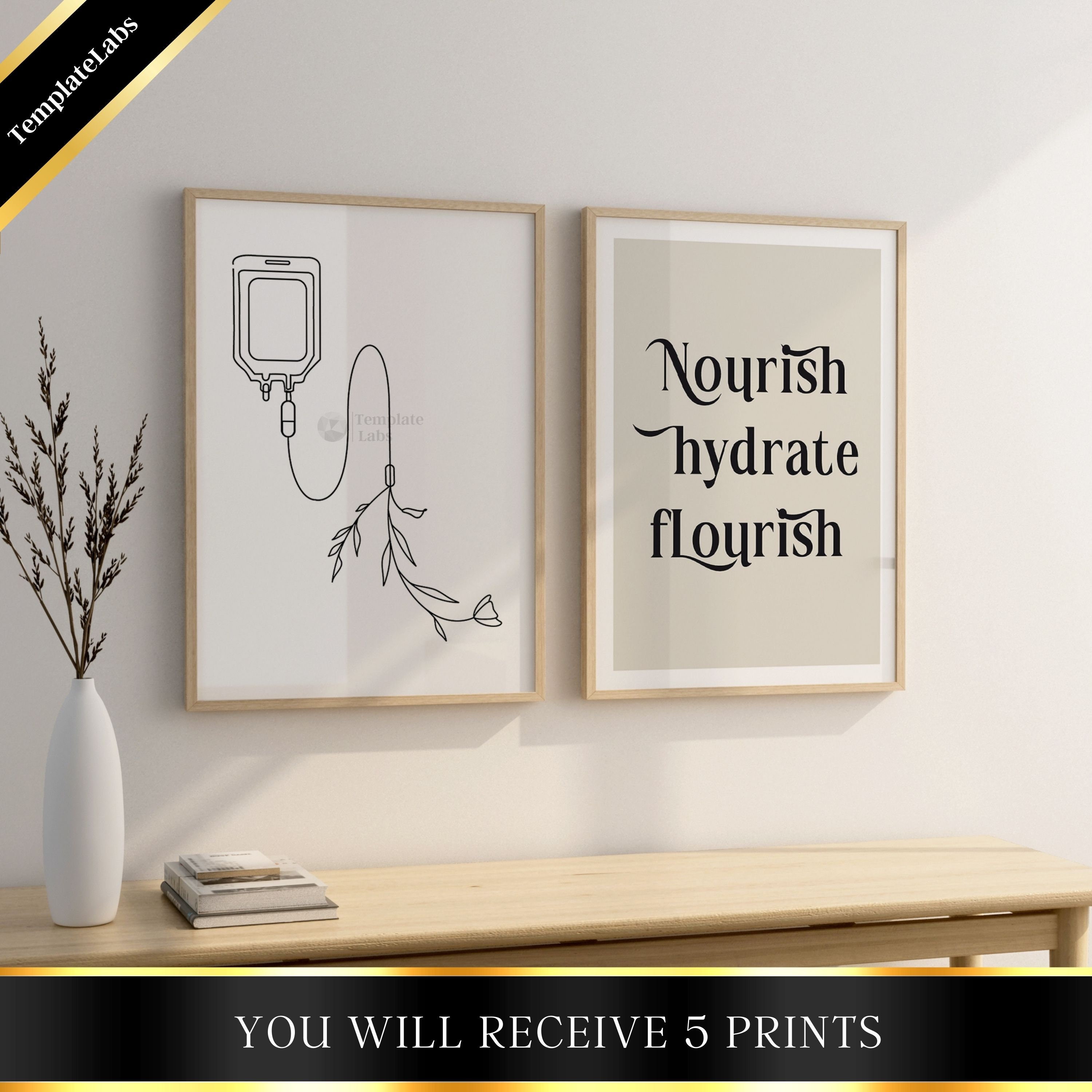 IV Hydration Art, IV Infusion Poster, IV Therapy Poster, Iv Drip Bag ...