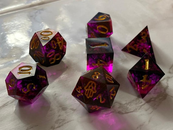 Toys & Games Games & Puzzles Dungeons & Dragons Clear Sharp DnD Dice ...