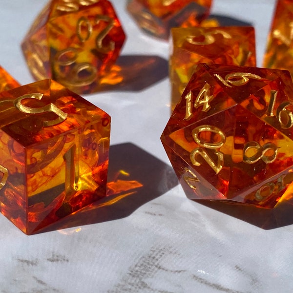 Resin Dice Set - Etsy