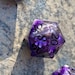 Sossal Frostbite Dice Set for Dnd 7 Piece Sharp Edge Resin Dice Set, Handmade, Custom RPG Dice ...