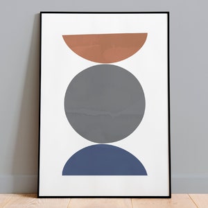 Geometric Print, Mid Century Modern Wall Art, Printable Wall Art ...