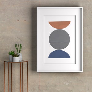 Geometric Print, Mid Century Modern Wall Art, Printable Wall Art ...