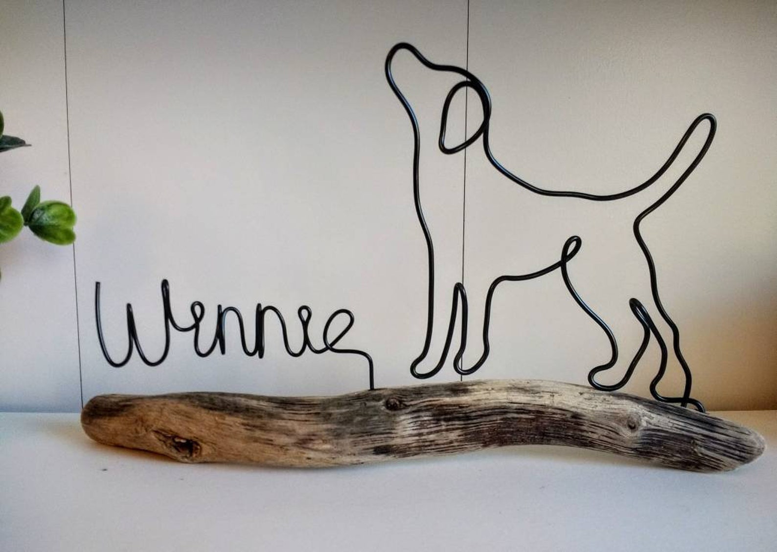Handmade Wire Labrador on Driftwood Home Decor Dog Gifts - Etsy UK