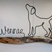 Handmade Wire Labrador on Driftwood, Home Decor, Dog Gifts, Wire Art ...