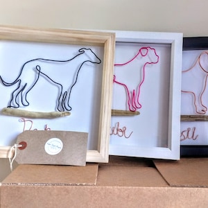 Handmade Wire Labradoodle on Wood, Home Decor, Dog Gifts, Wire Art ...