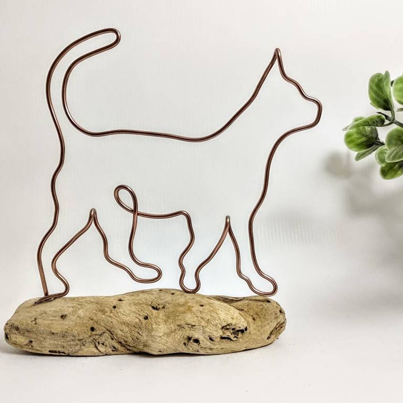 Wire Cat - Etsy