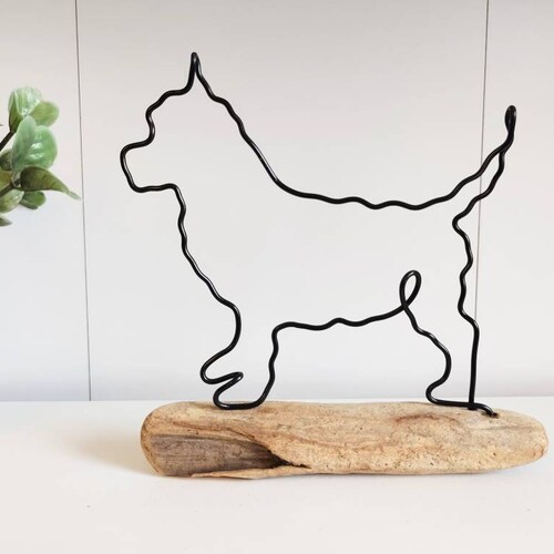 Handmade Wire Labrador on Driftwood Home Decor Dog Gifts - Etsy UK