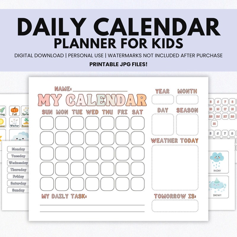 Daily Calendar - Etsy