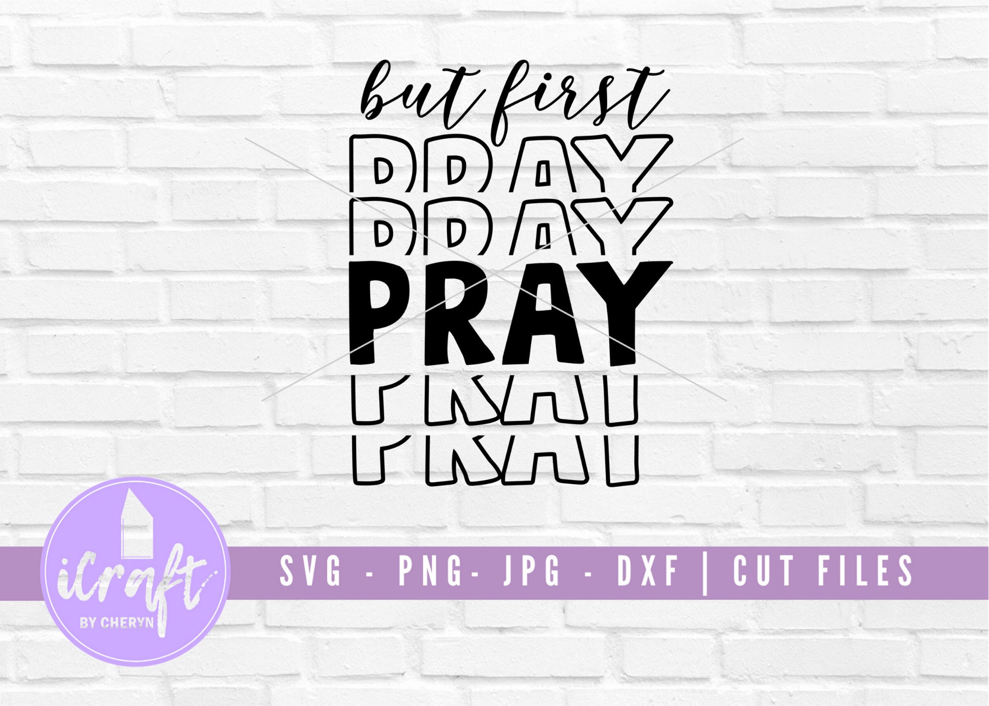 But First Pray SVG Wake Pray Slay SVG Prayer Warrior svg | Etsy