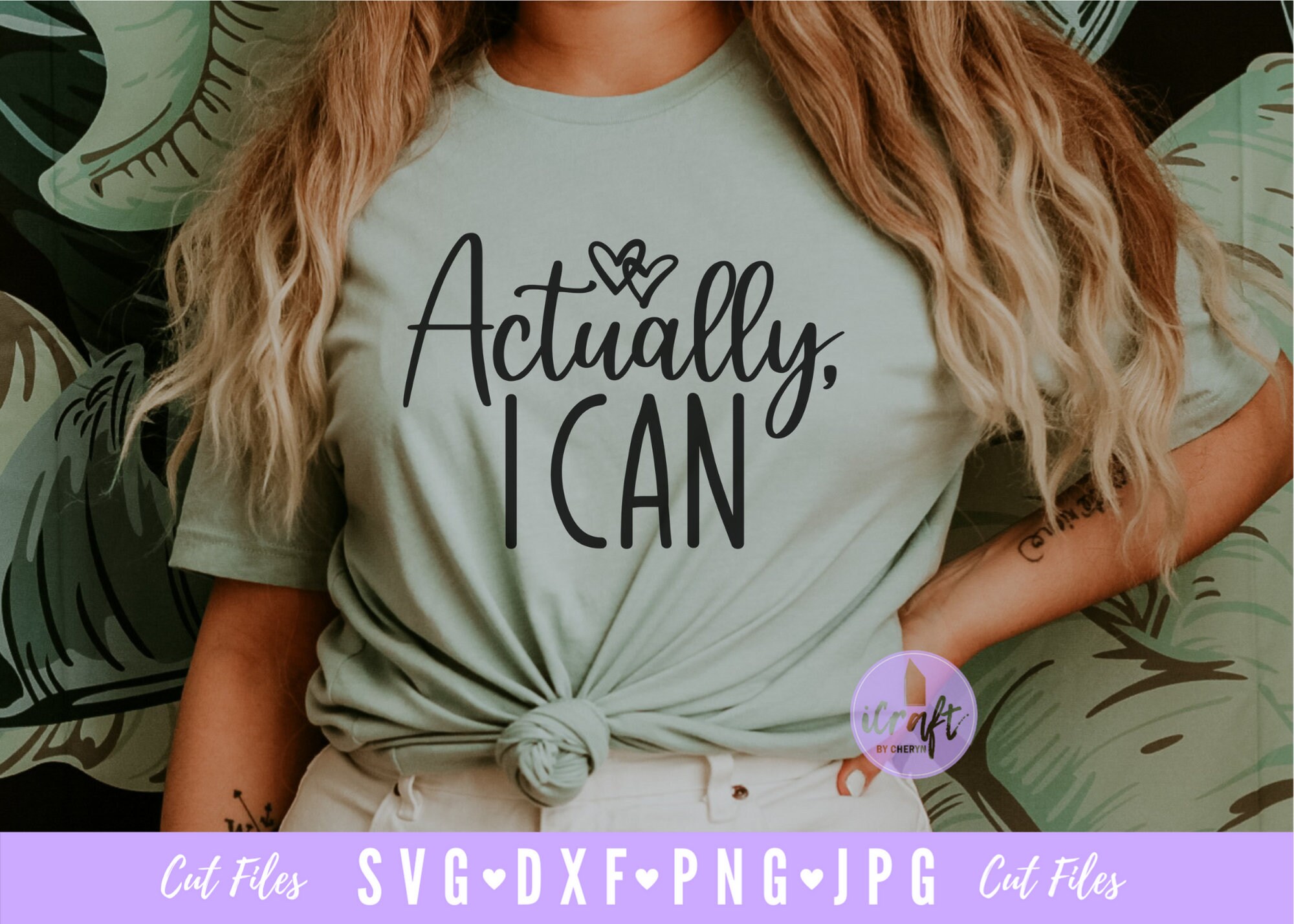 Actually I Can SVG I Am Enough SVG Be YOU Tiful svg Girl | Etsy