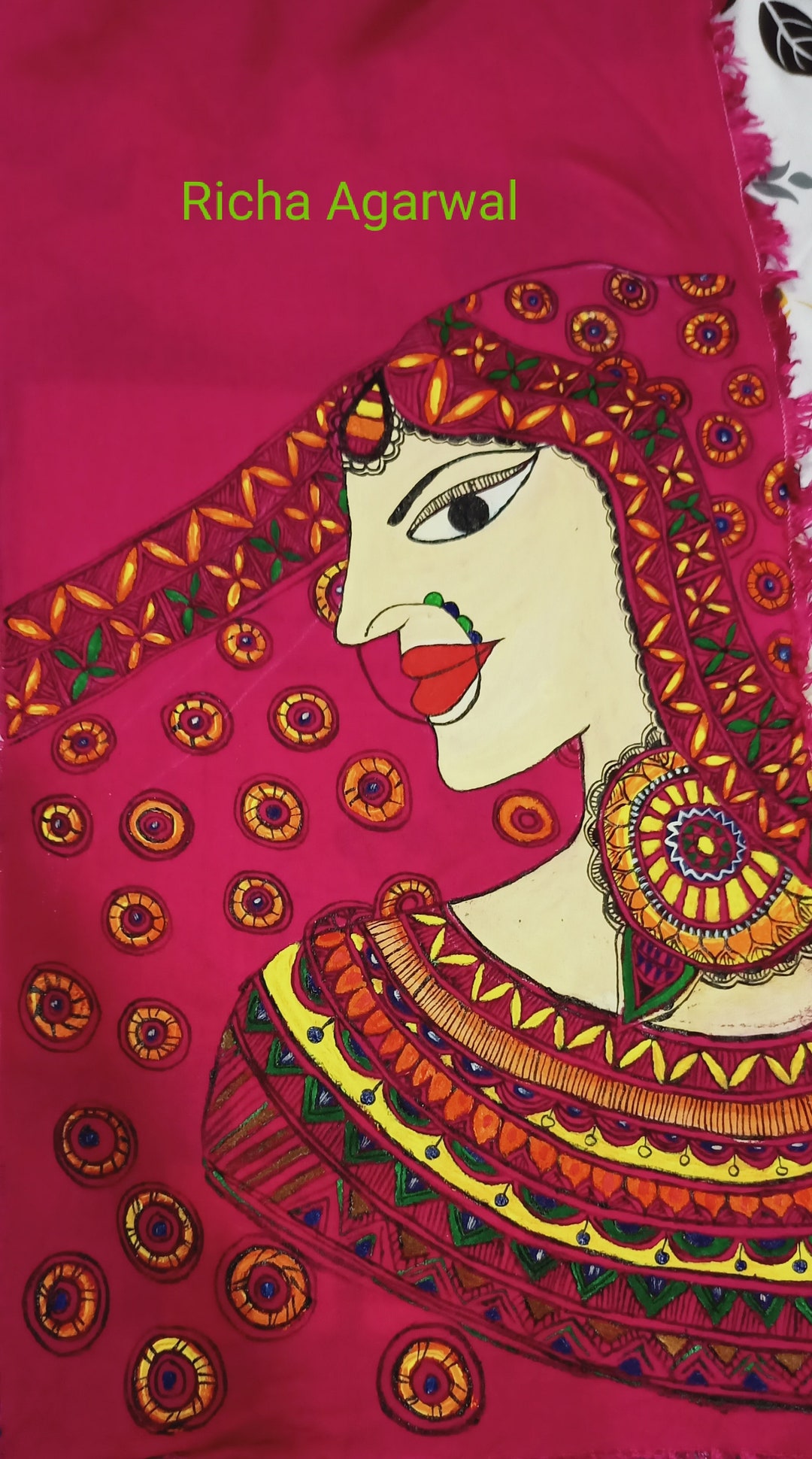 Madhubani Patch Painting - Etsy