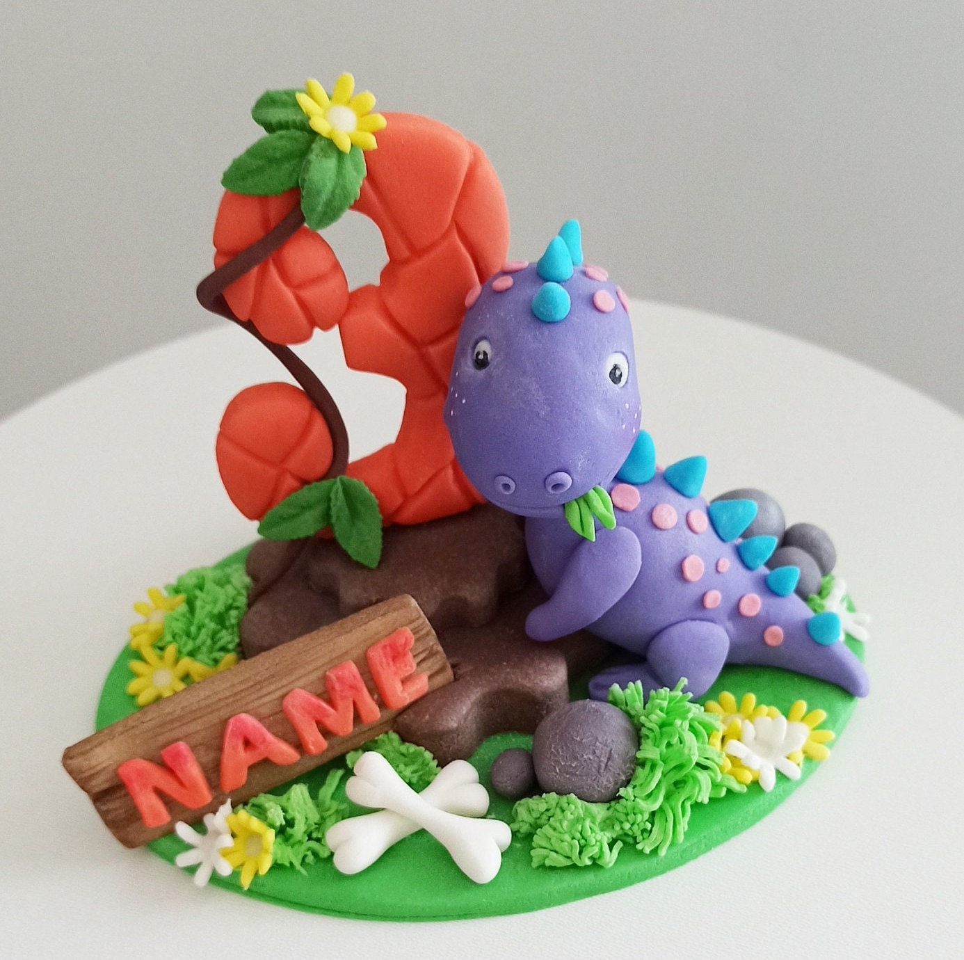 Dinosaur Cake Topper Dinosaur Party Dinosaur Dino Cake Topper - Etsy