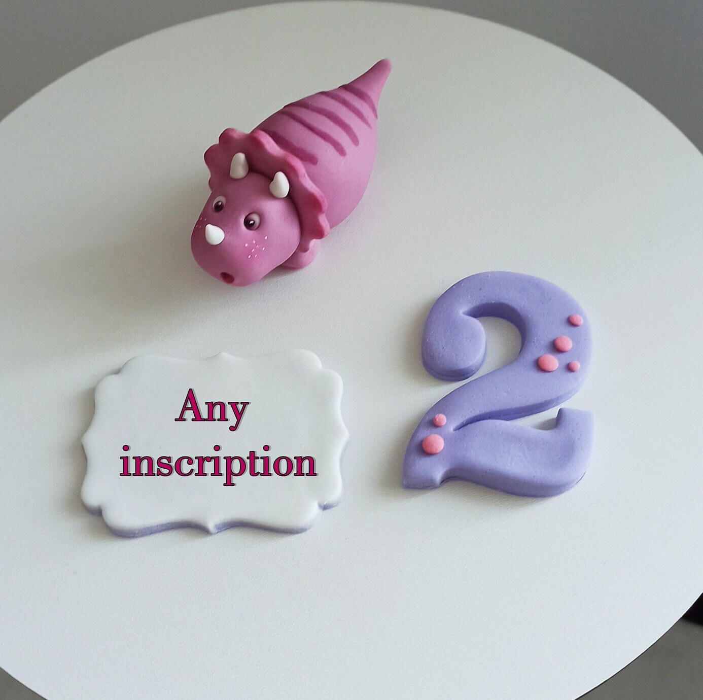 Fondant Dinosaur Cake Topper Birthday Cake Topper Dinosaur | Etsy