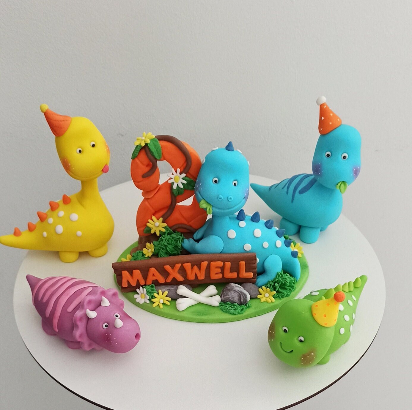 Dinosaur Cake Topper Dinosaur Party Dinosaur Dino Cake Topper - Etsy