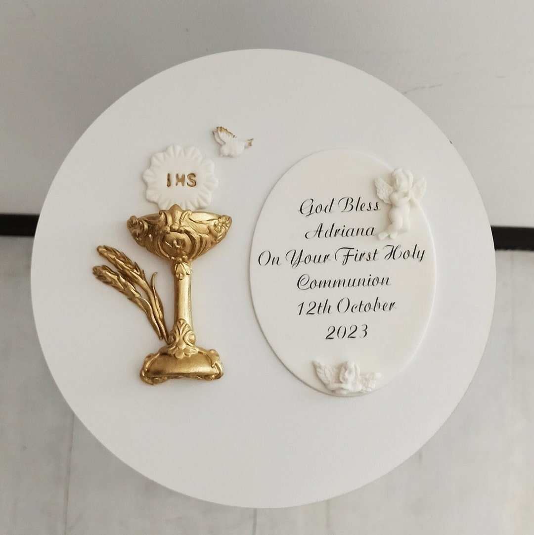 First Holy Communion Cake Decoration Cake Topper Baptism Party First ...
