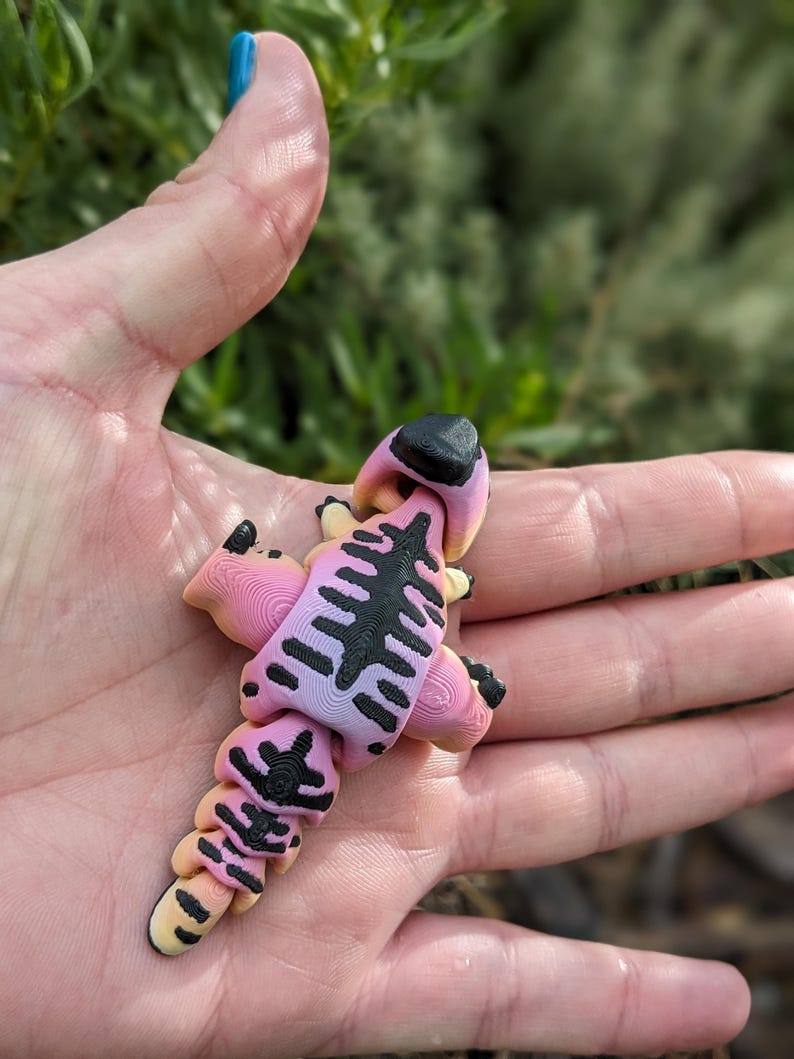 Parasaur Dinosaur - 3D Printed Articulated Flexi Fidget Toy - Etsy