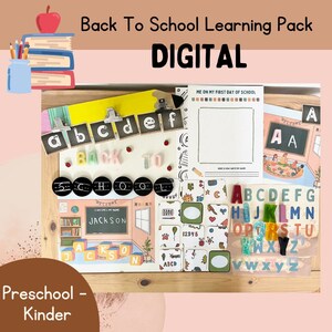 Back to School Learning Pack, Homeschool Printables, Sensory Play ...