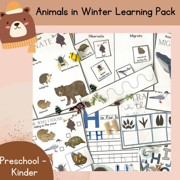 Winter Preschool - Etsy