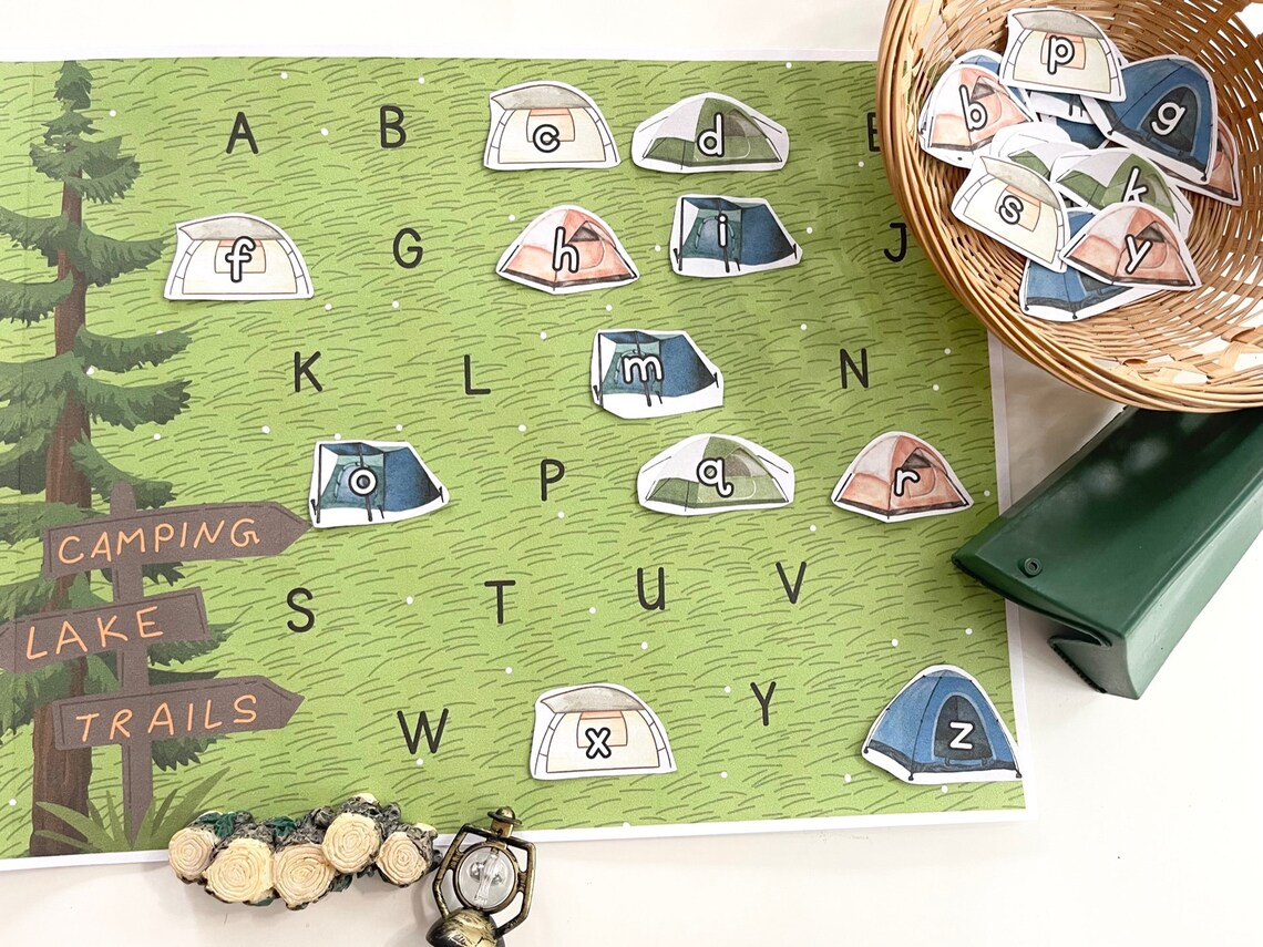 Camping Learning Pack, Summer Printables, Preschool Activities for ...